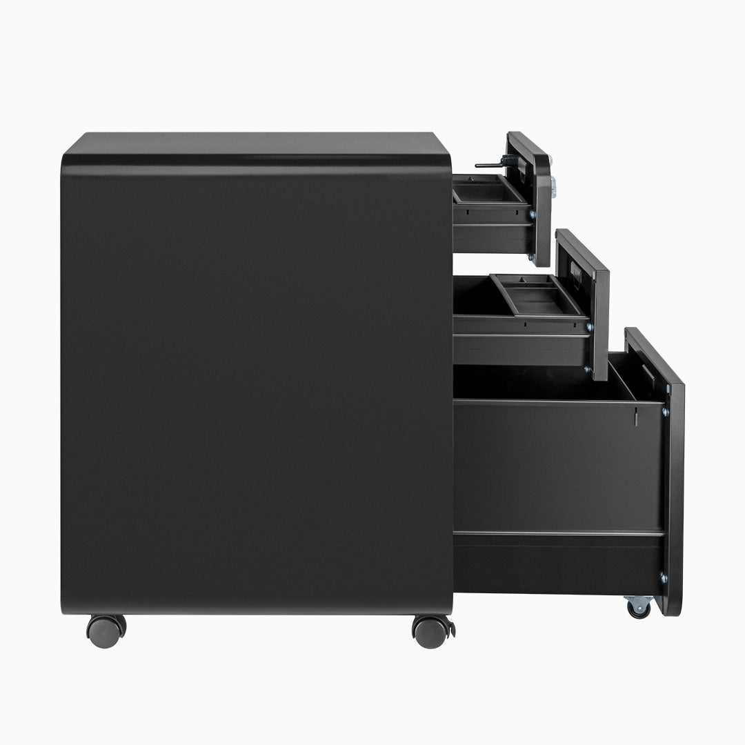 Desky 3 Drawer Mobile Filing Cabinet