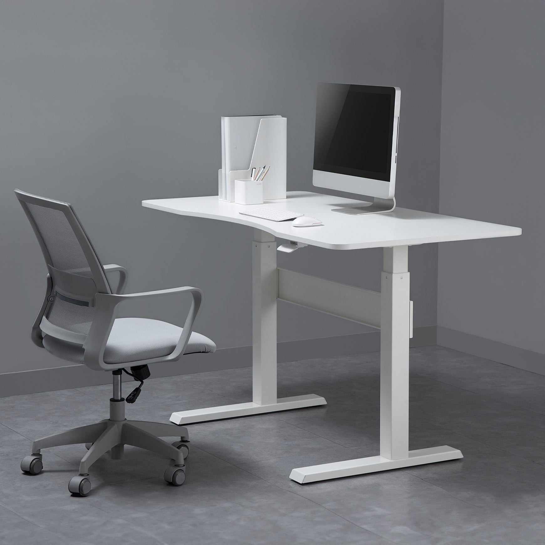 Desky Air Lift Zero Sit Stand Desk - Desky Canada