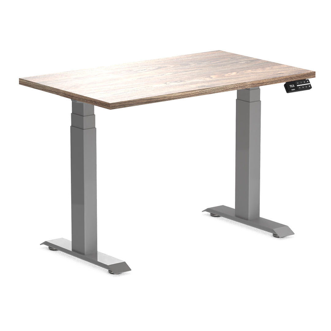 Desky Dual Mini Sit Stand Desk | Small Standing Desk