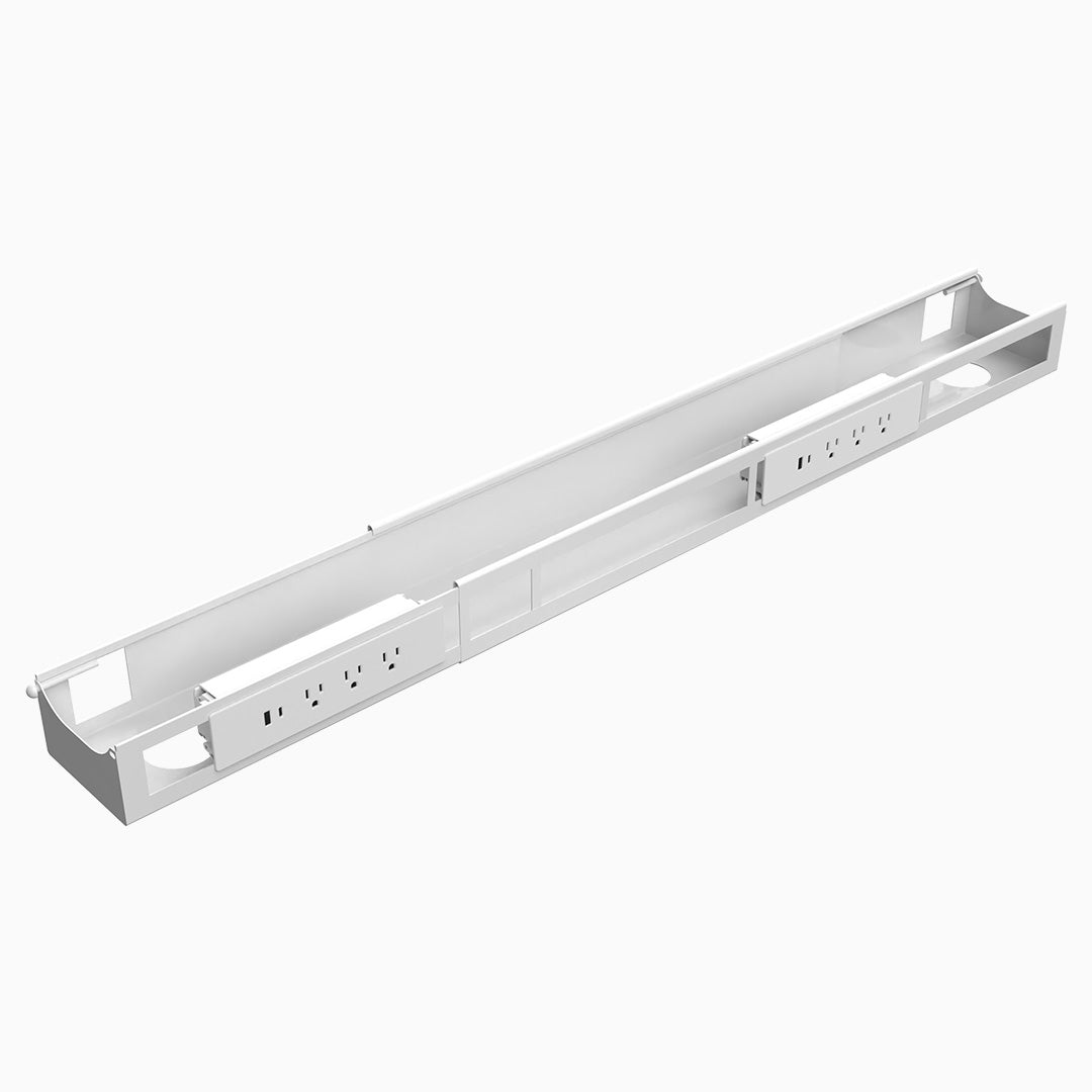 Desky Under Desk Cable Management Channel