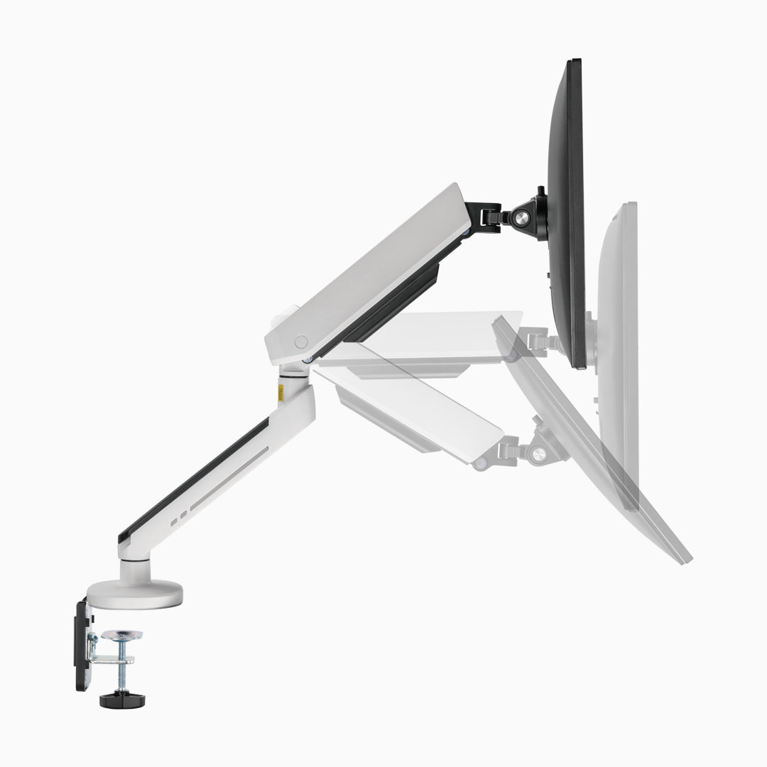 Desky Single LED Monitor Arm