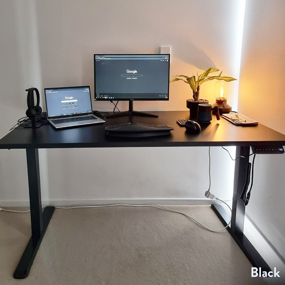 Desky Single Sit Stand Desk | Desky Canada