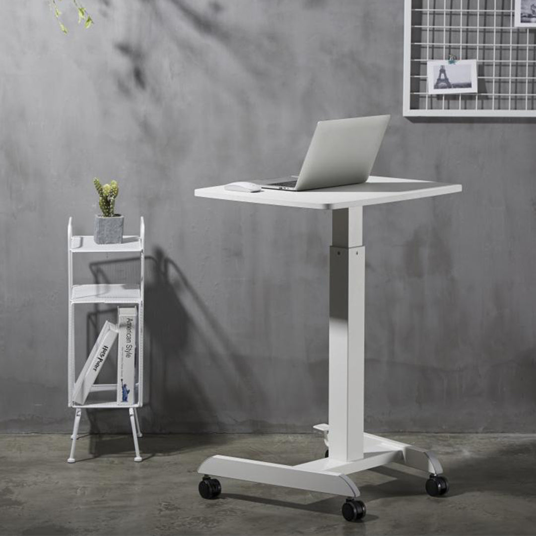 Desky Zero Pedestal Manual Stand Up Desk