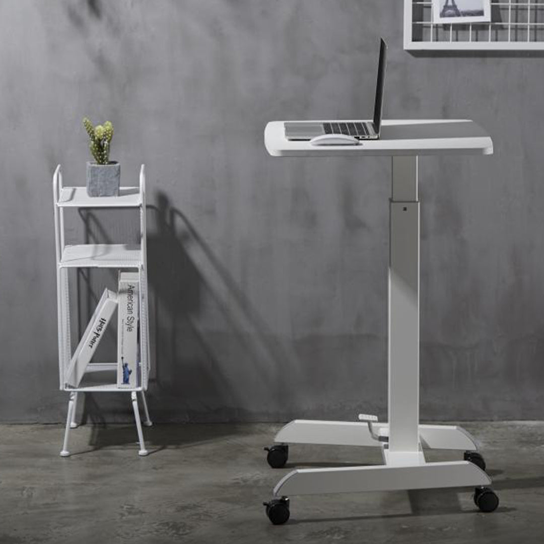 Desky Zero Pedestal Manual Stand Up Desk